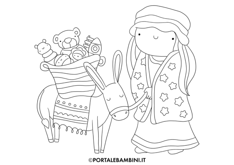 Santa Lucia da Colorare (Stampa Gratis)