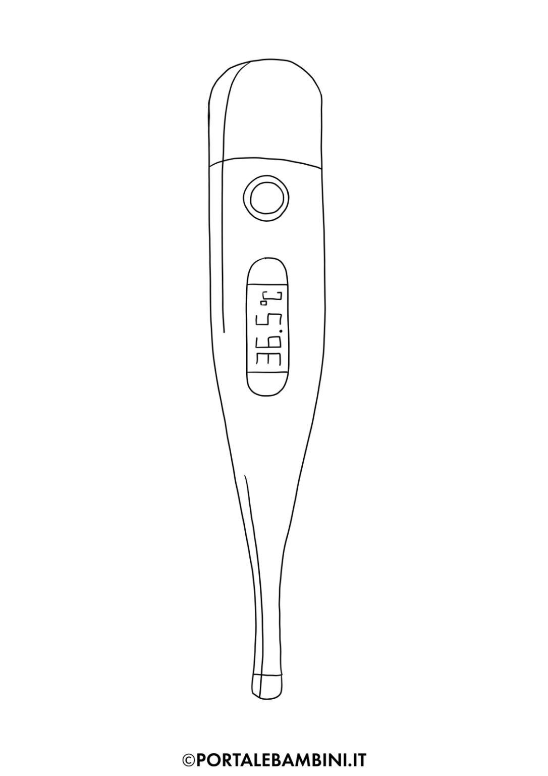 Disegni Termometro da Colorare