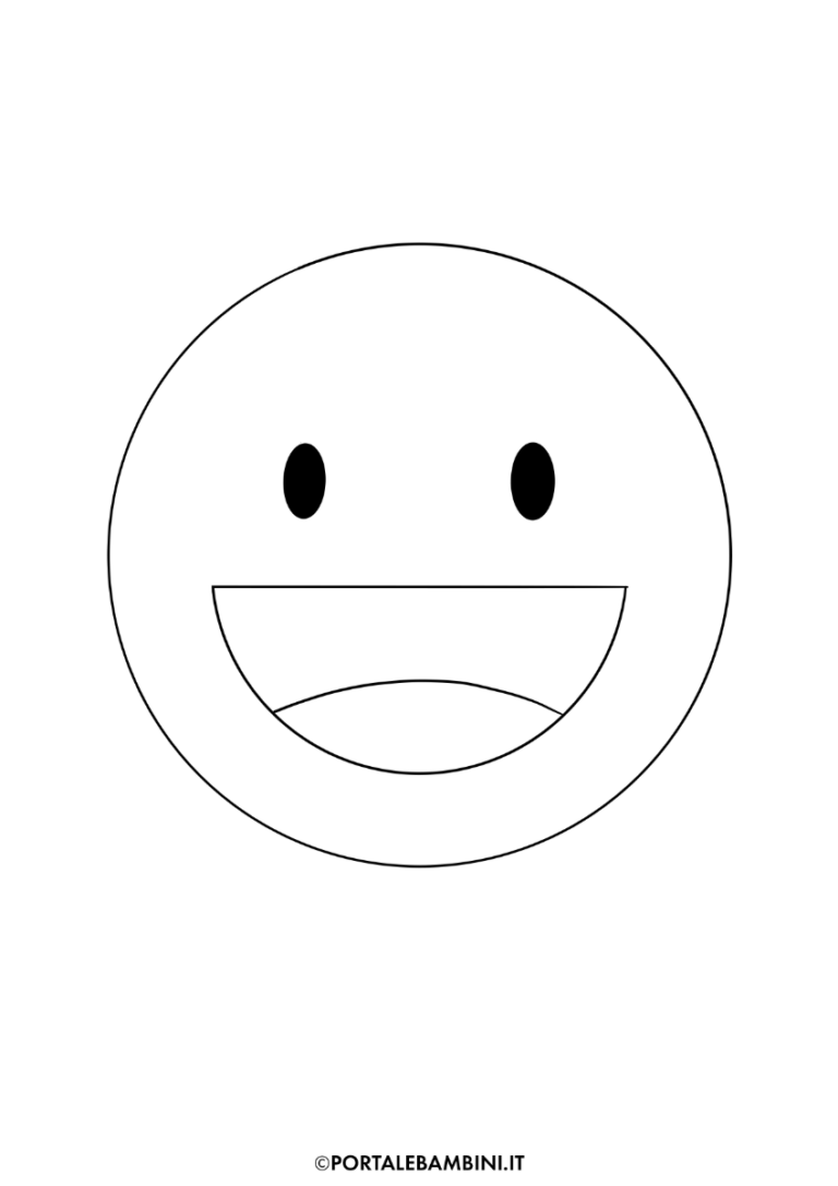 Disegni Emoticon da Colorare