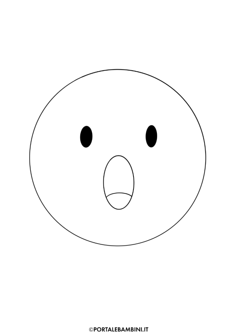 Disegni Emoticon da Colorare