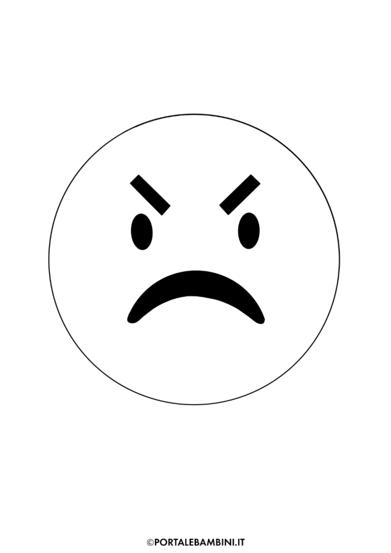 Disegni Emoticon da Colorare