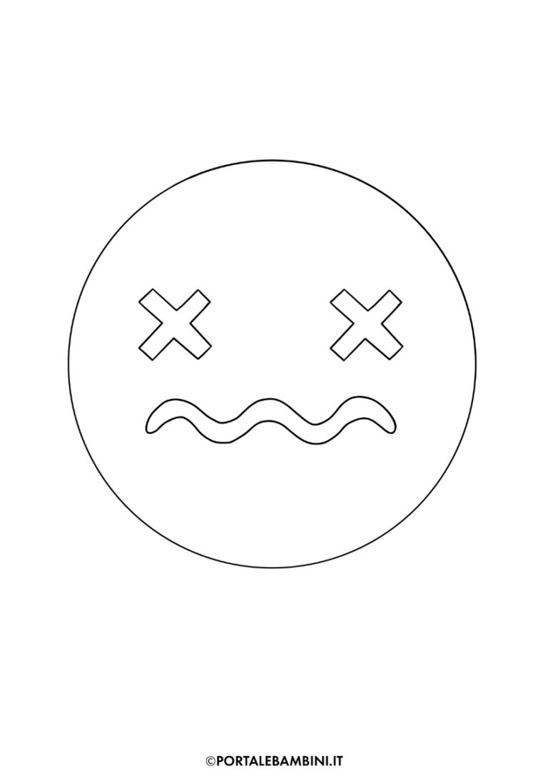 Disegni Emoticon da Colorare