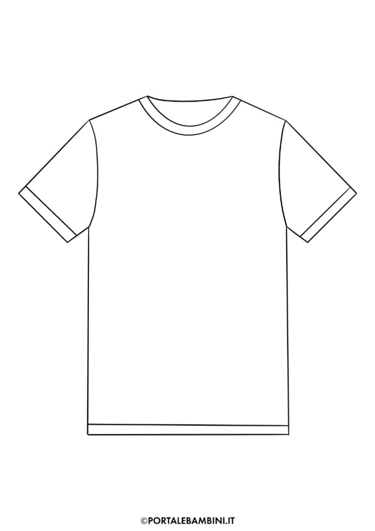 Disegni Maglie da Colorare