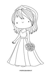Disegni Sposi da Colorare