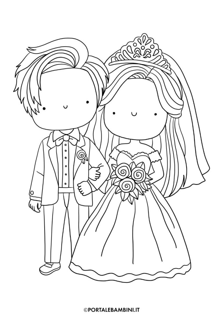 Persone da Colorare (stampa gratis) | portalebambini.it