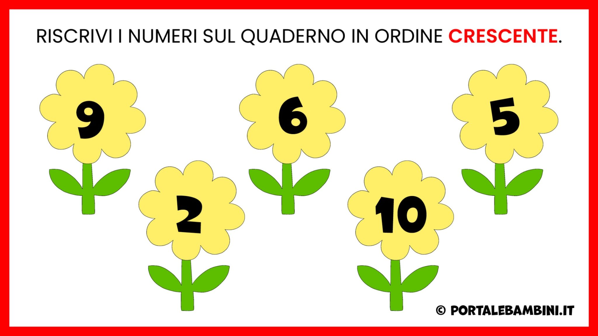 Ordine Crescente e Decrescente
