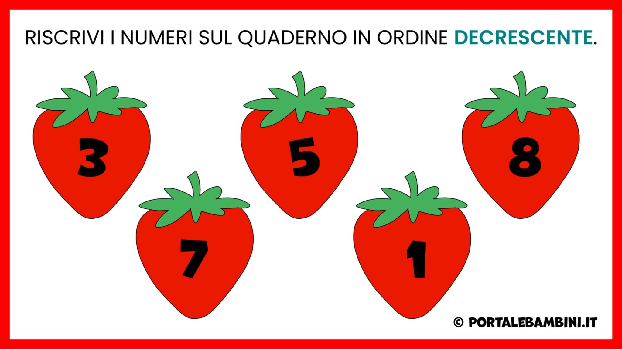 Ordine Crescente e Decrescente