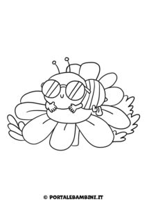 Api da Colorare: Tanti Disegni (stampa gratis) | portalebambini.it