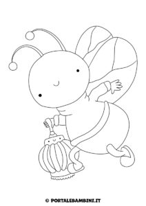 Disegno Lucciola da Colorare (Stampa Gratis)