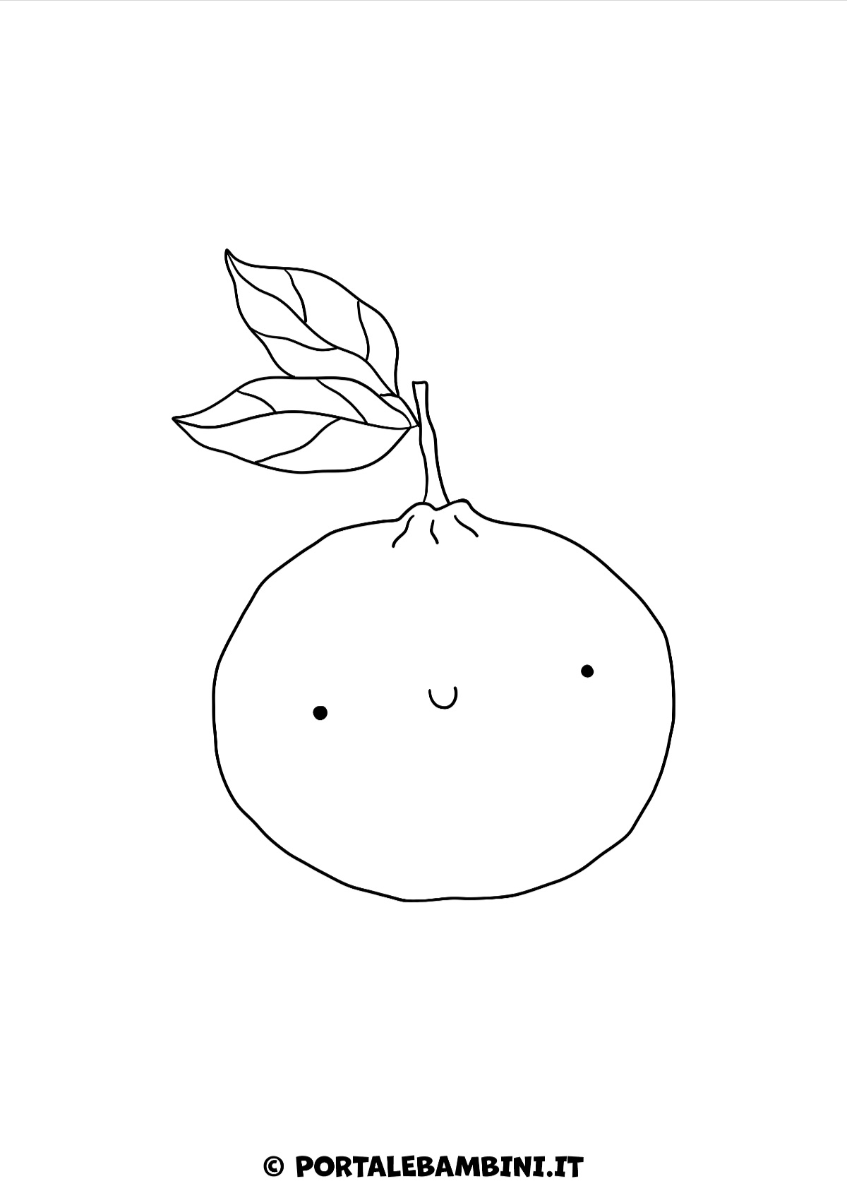 Disegni Frutta Invernale da Colorare